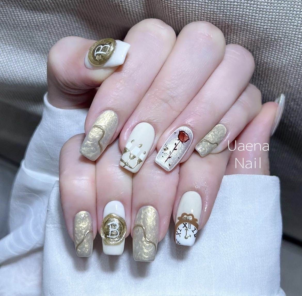 秋冬最新「7款鎏金美甲」貴氣高級感立升！｜造咖